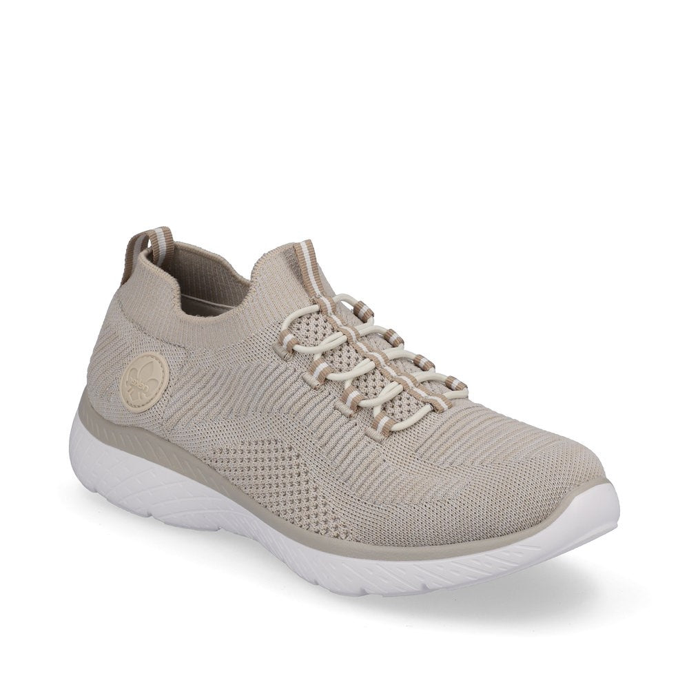 Basket à enfiler RIEKER Femme beige | Chaussures Grassler