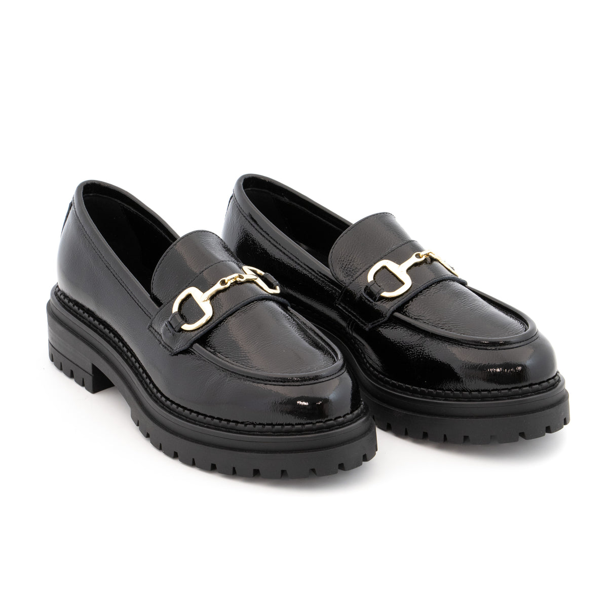 Mocassin cuir verni NERO GIARDINI Femme noir | Chaussures Grassler