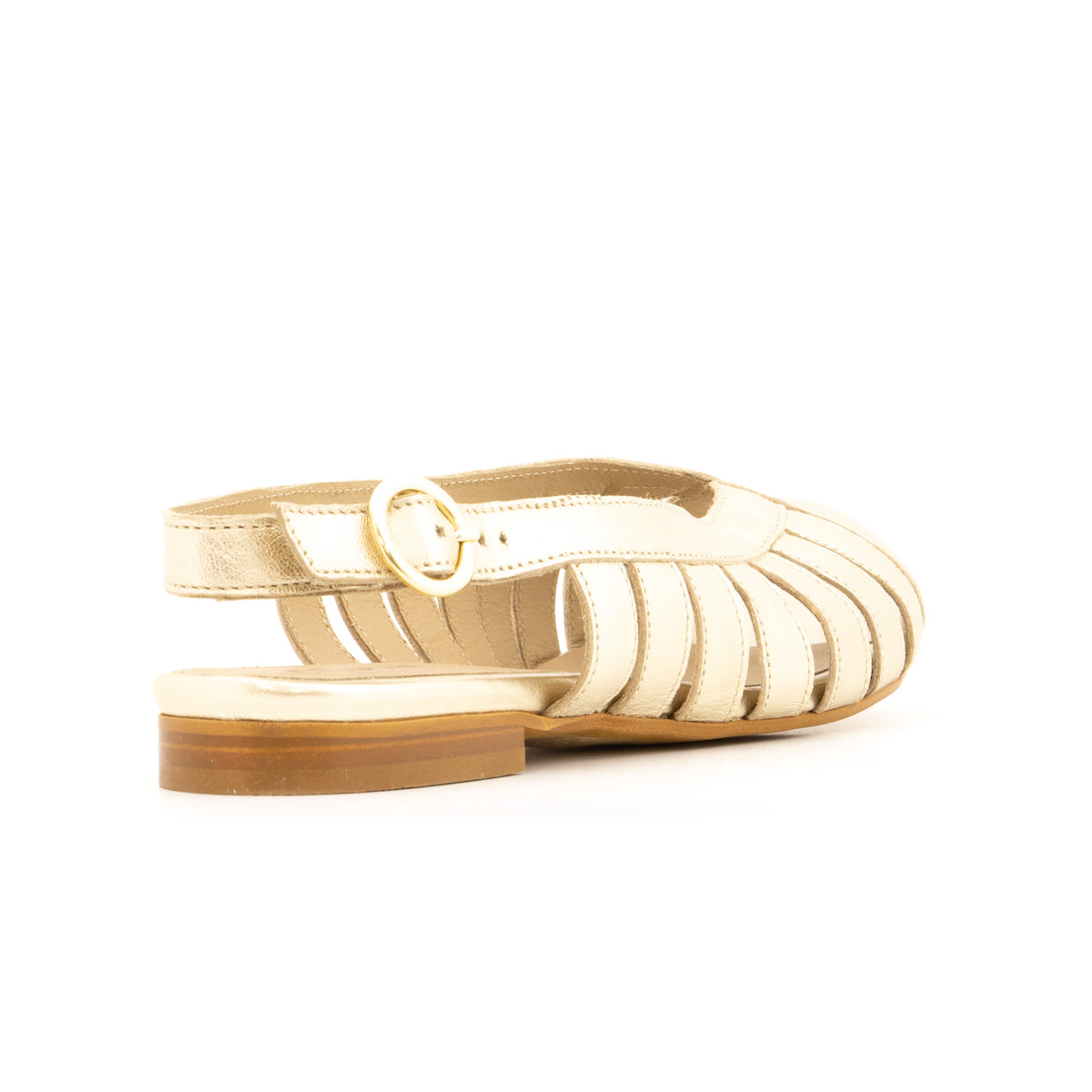 Sandale cuir REQINS Femme CUZCO or | Chaussures Grassler